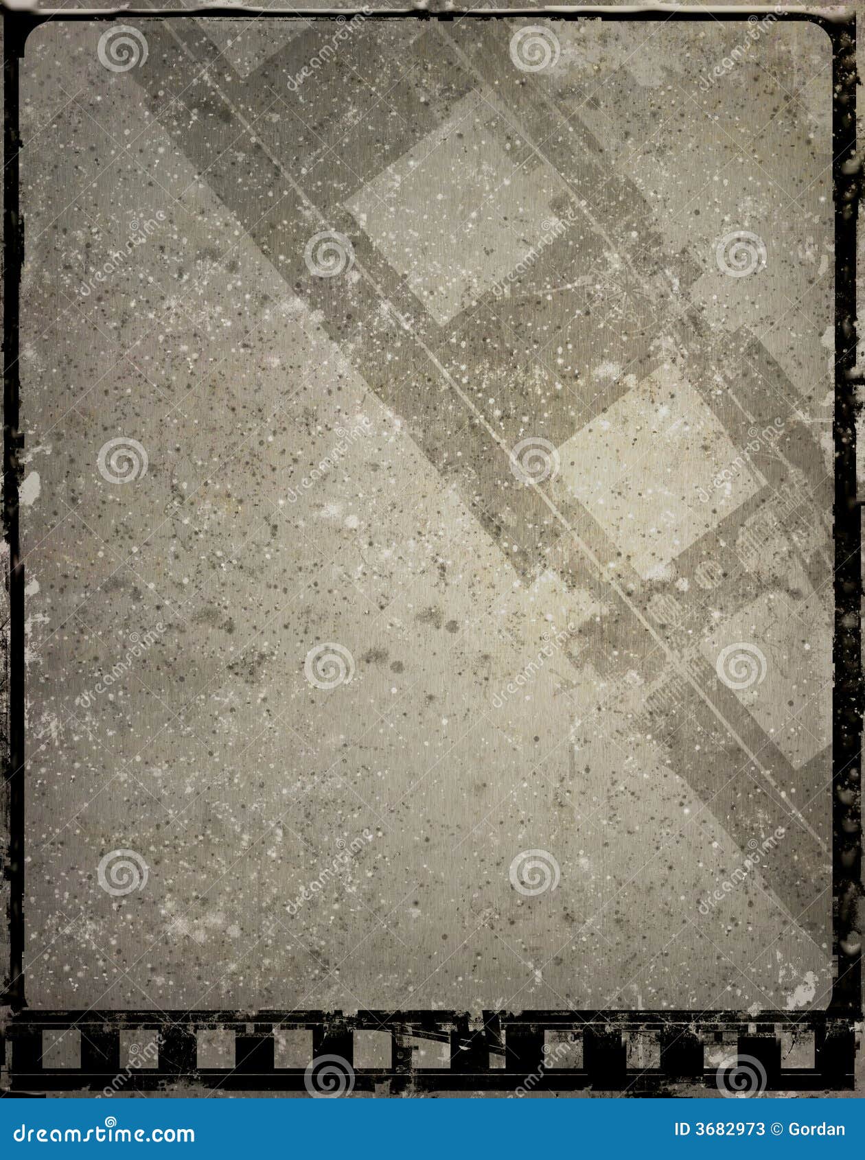 Grunge film frame stock illustration. Illustration of abstract - 3682973