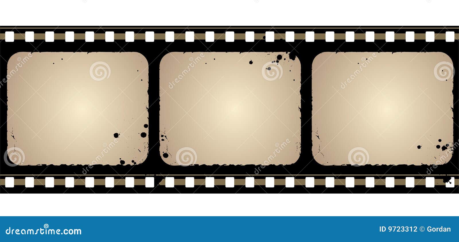 Grunge Film Strip Effect Backgrounds Stock Photo | CartoonDealer.com ...