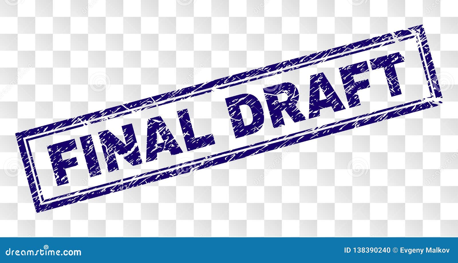 Grunge FINAL DRAFT Rectangle Stamp Stock Vector - Illustration of ...
