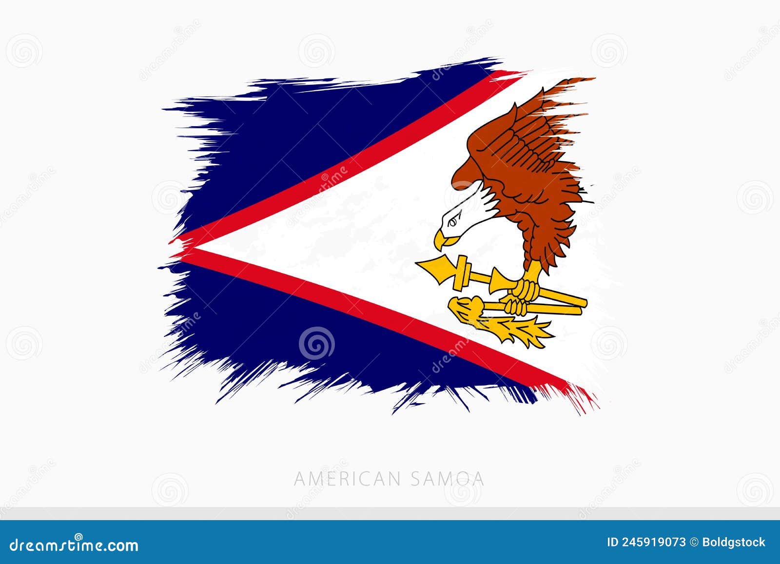 Samoa Vector Map Isolated On White Background. High-Detailed Black ...