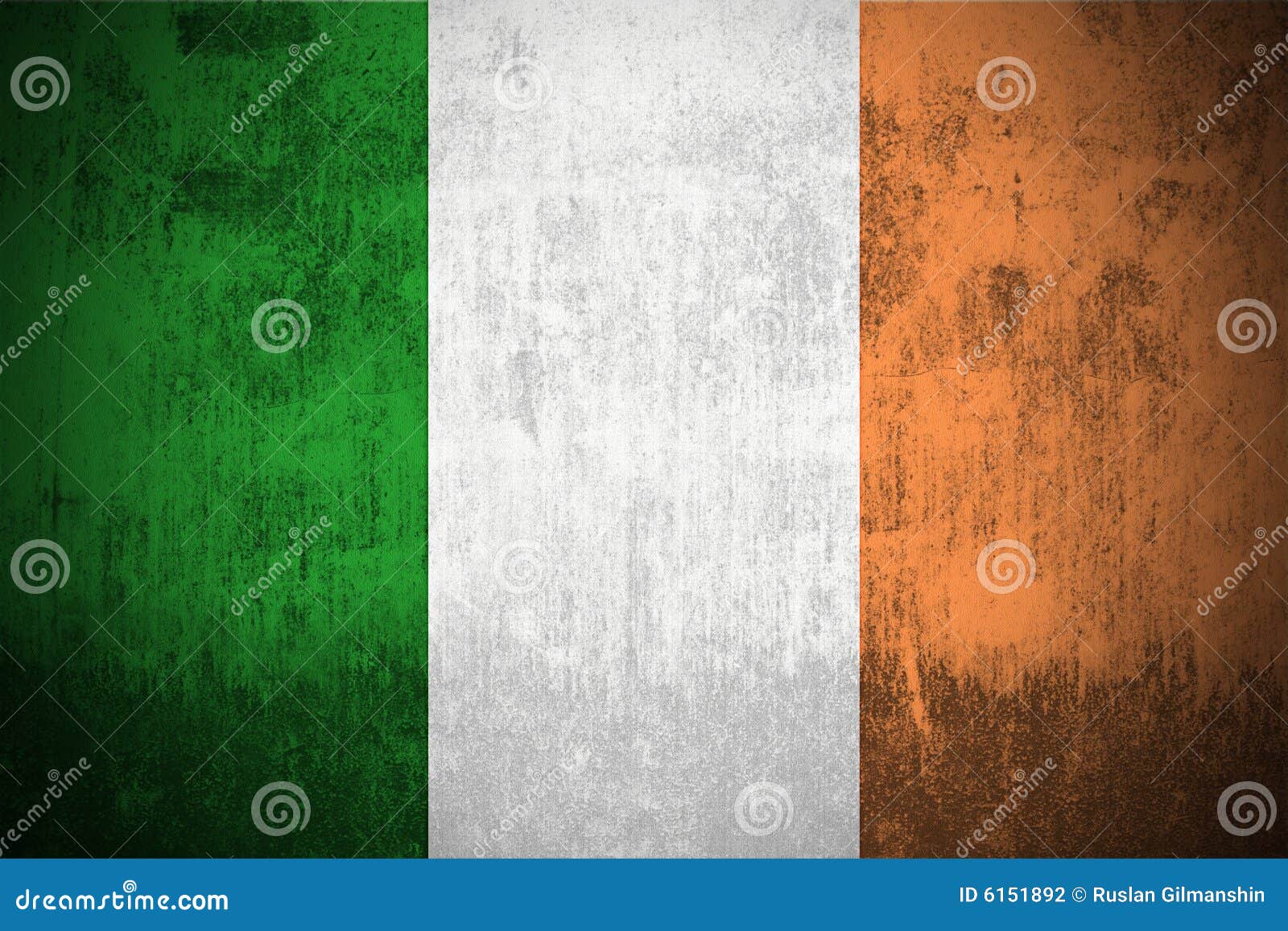 Grunge Flag of Ireland stock illustration. Illustration of ...