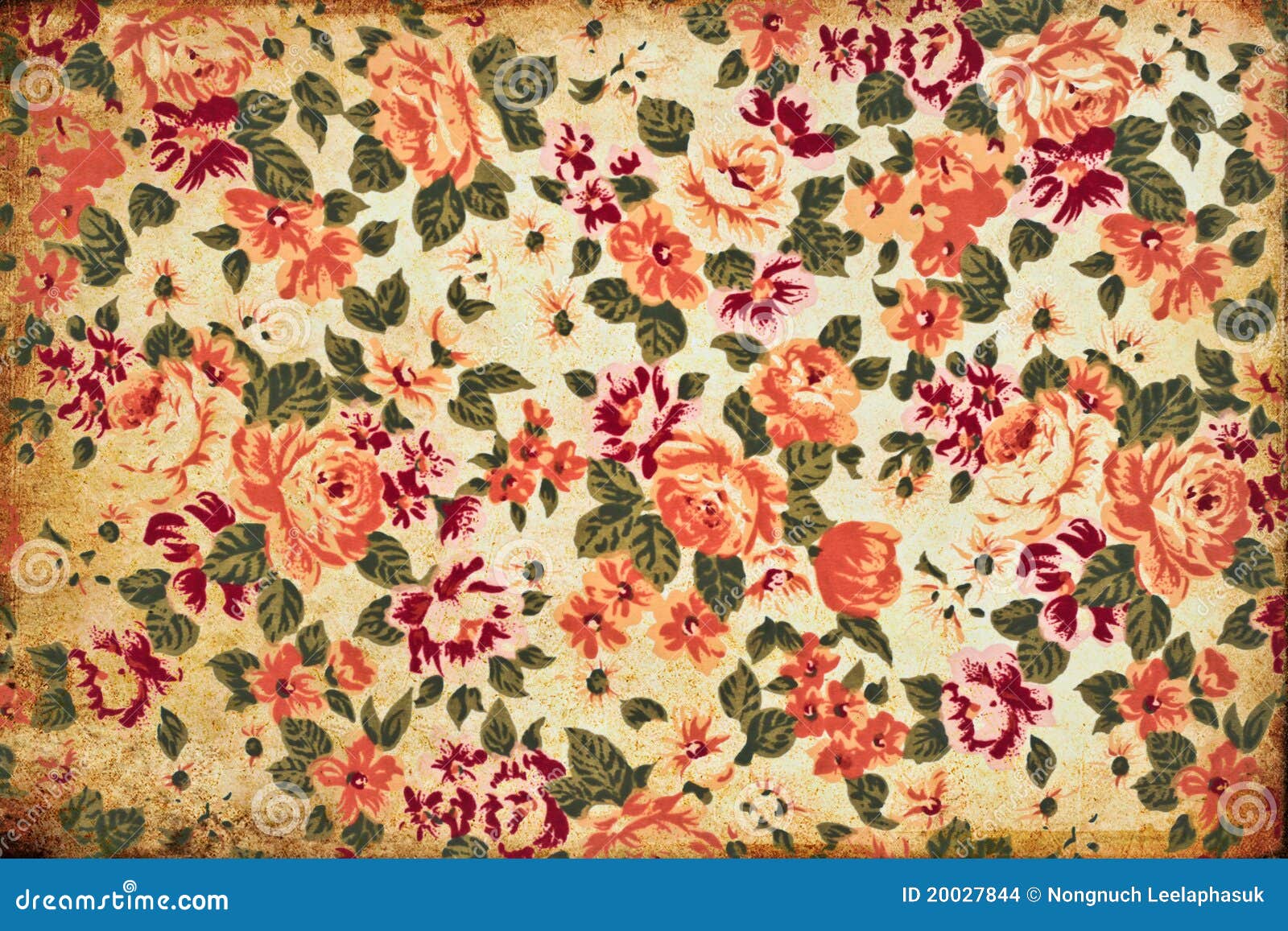 Grunge flower wallpaper stock photo. Image of design - 20027844