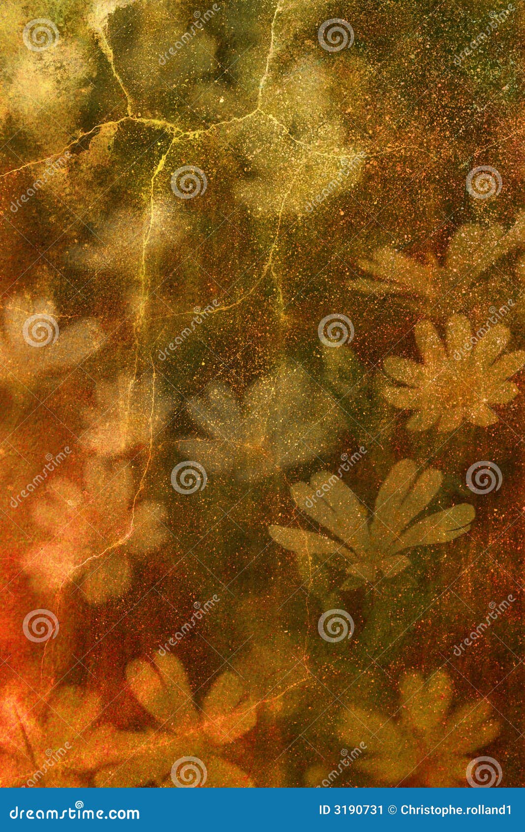 Grunge flowers stock image. Image of texture, ecology - 3190731
