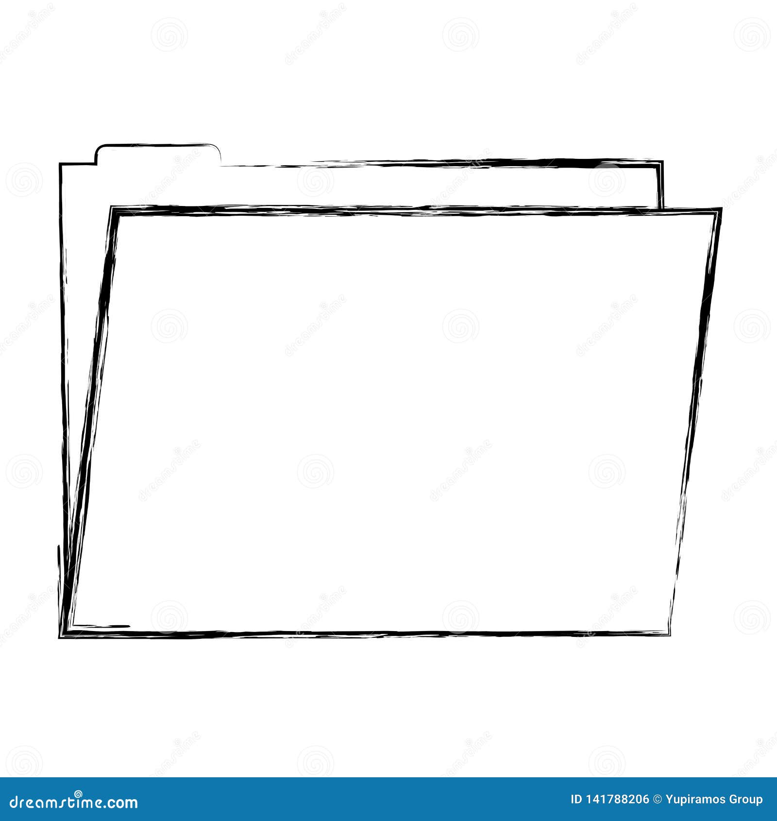 Grunge Folder File Office Data Information Stock Vector - Illustration ...