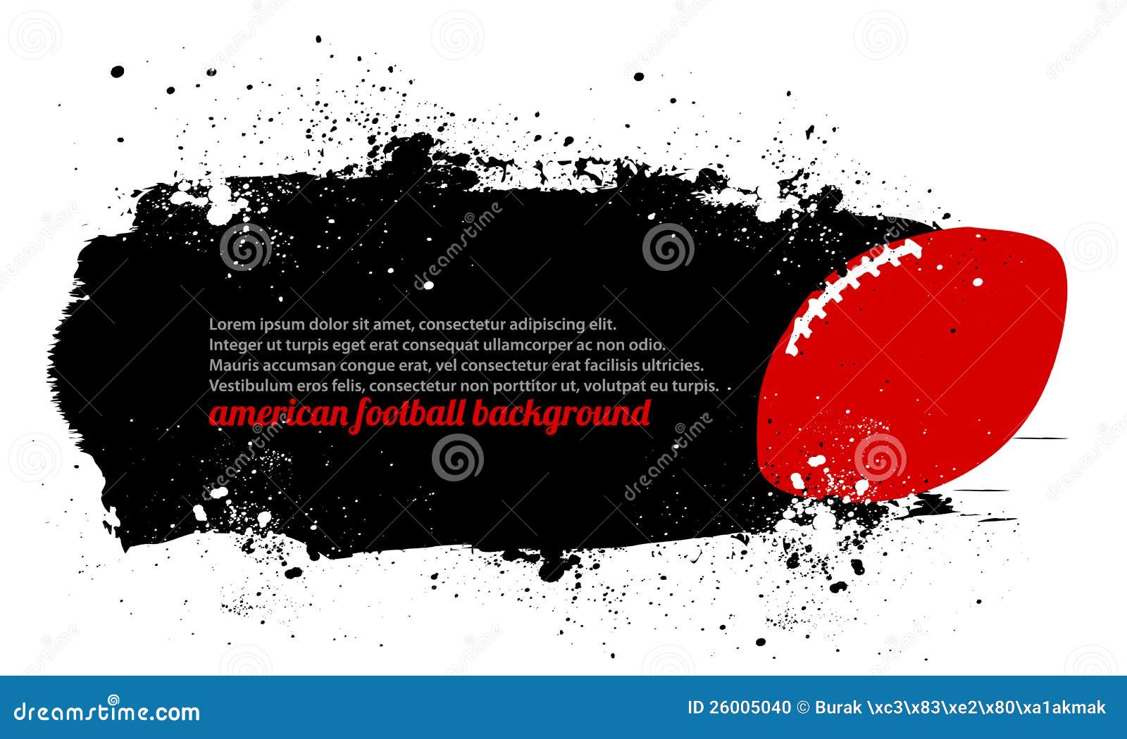 Grunge Football Poster stock vector. Illustration of grungy - 26005040