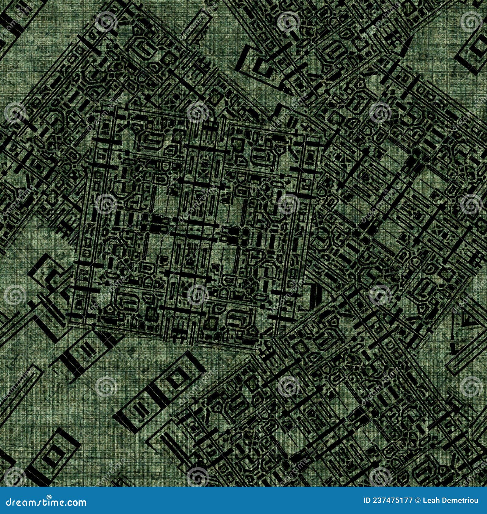 Grunge Forest Green Random Geometric Distressed Seamless Texture ...