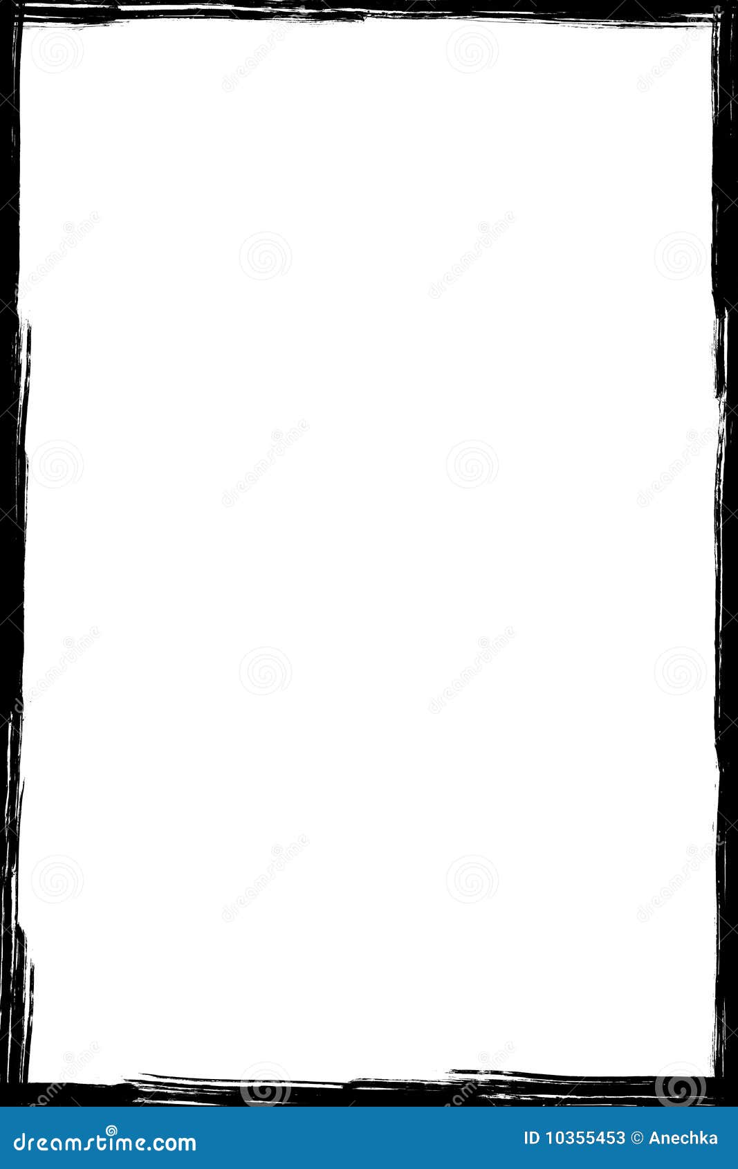 Grunge frame stock vector. Illustration of splash, black - 10355453