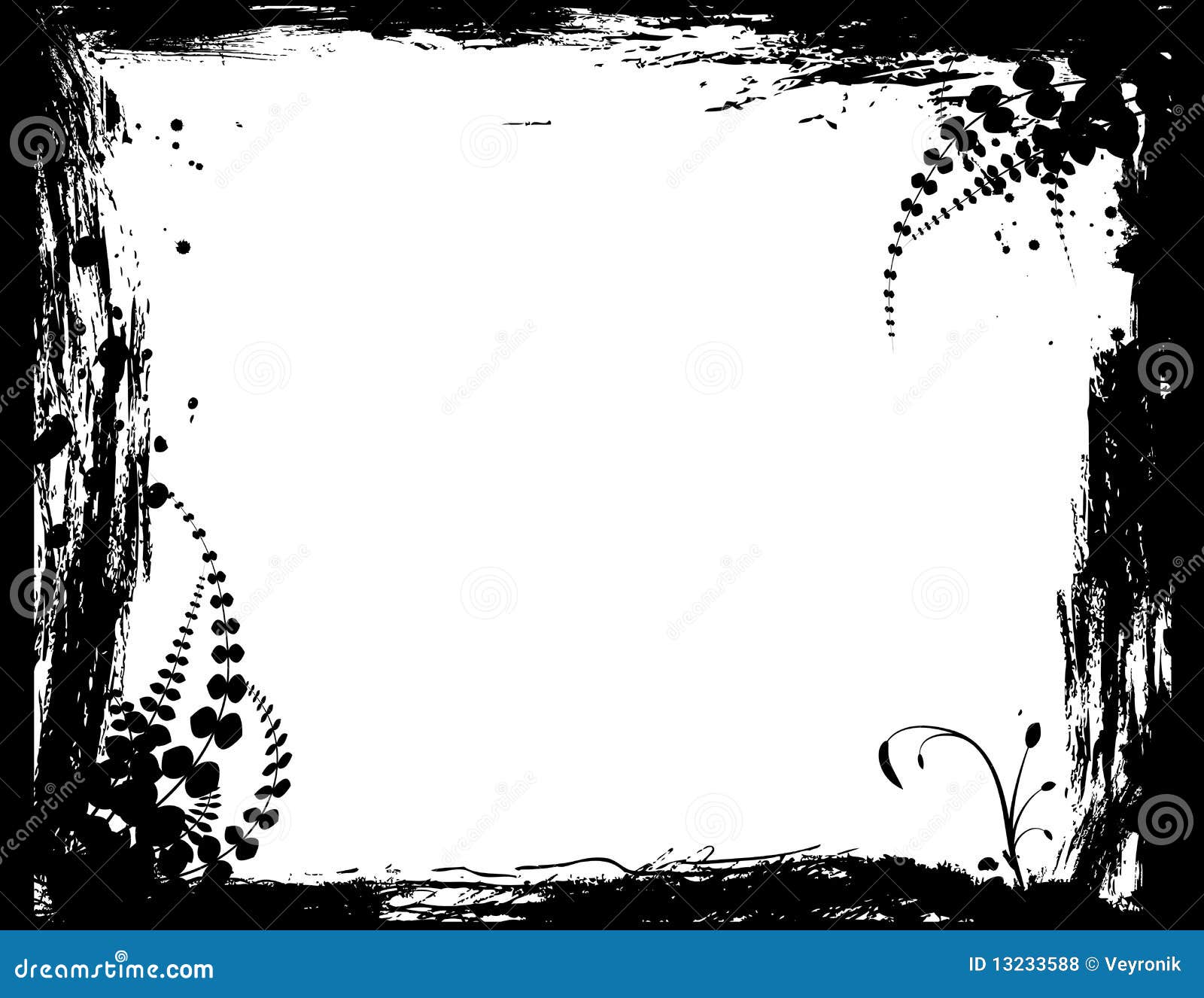 Grunge frame stock illustration. Illustration of backdrop - 13233588
