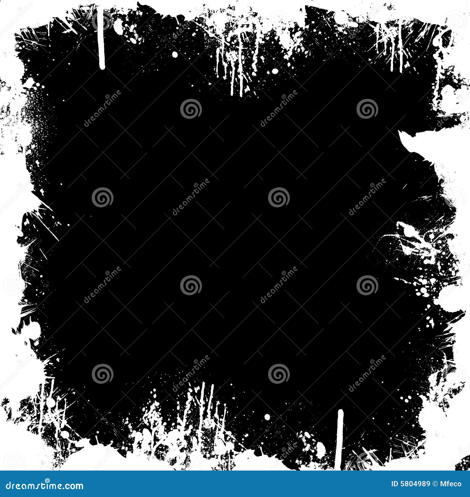 Grunge frame stock vector. Illustration of stain, ornate - 5804989