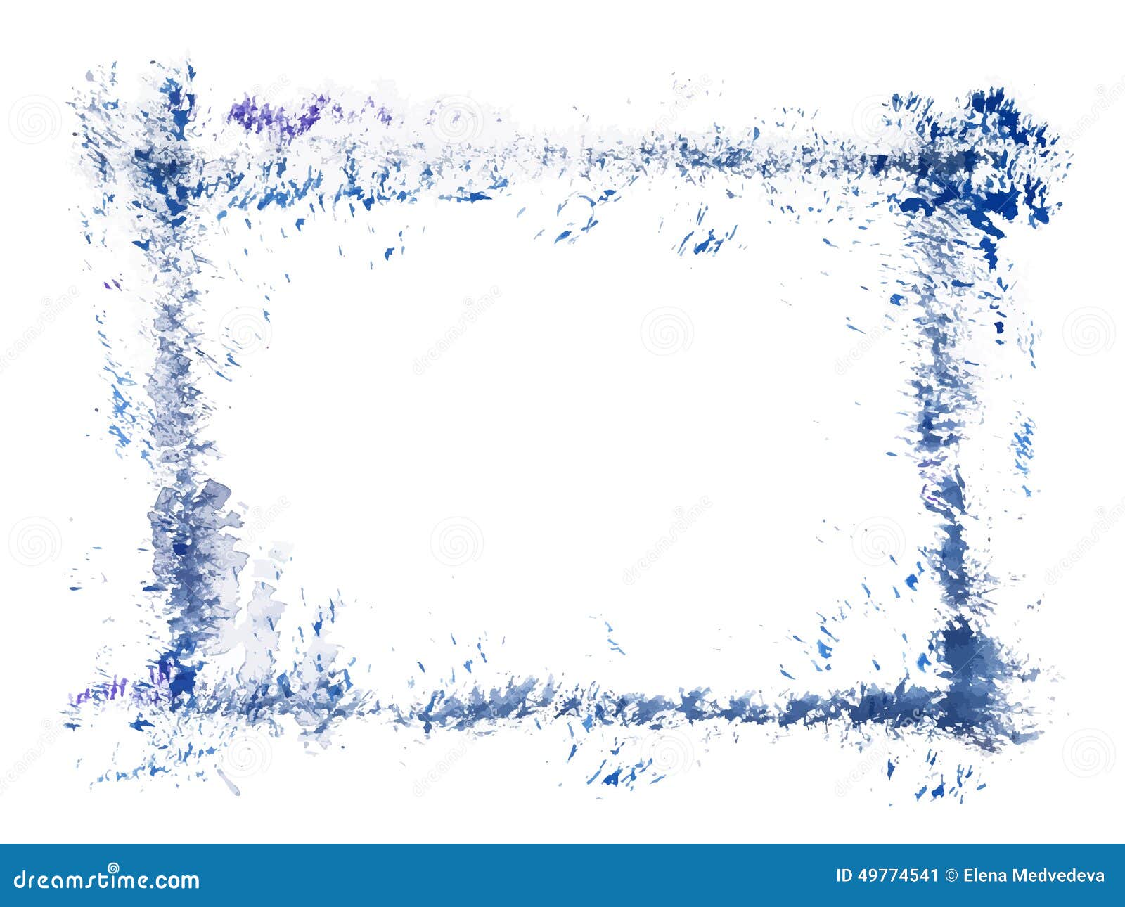 Grunge frame. stock illustration. Illustration of stroke - 49774541