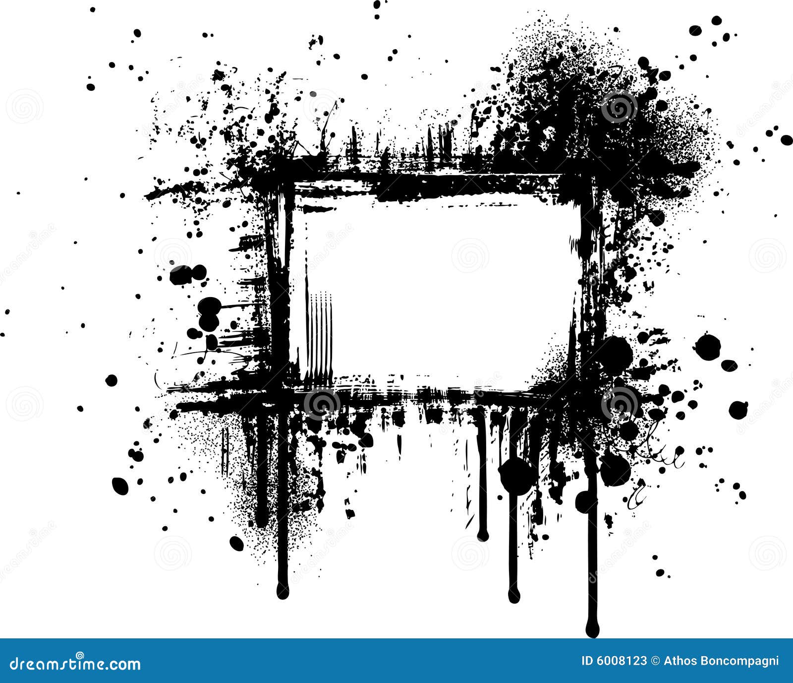 Grunge frame IV stock vector. Illustration of abstract - 6008123