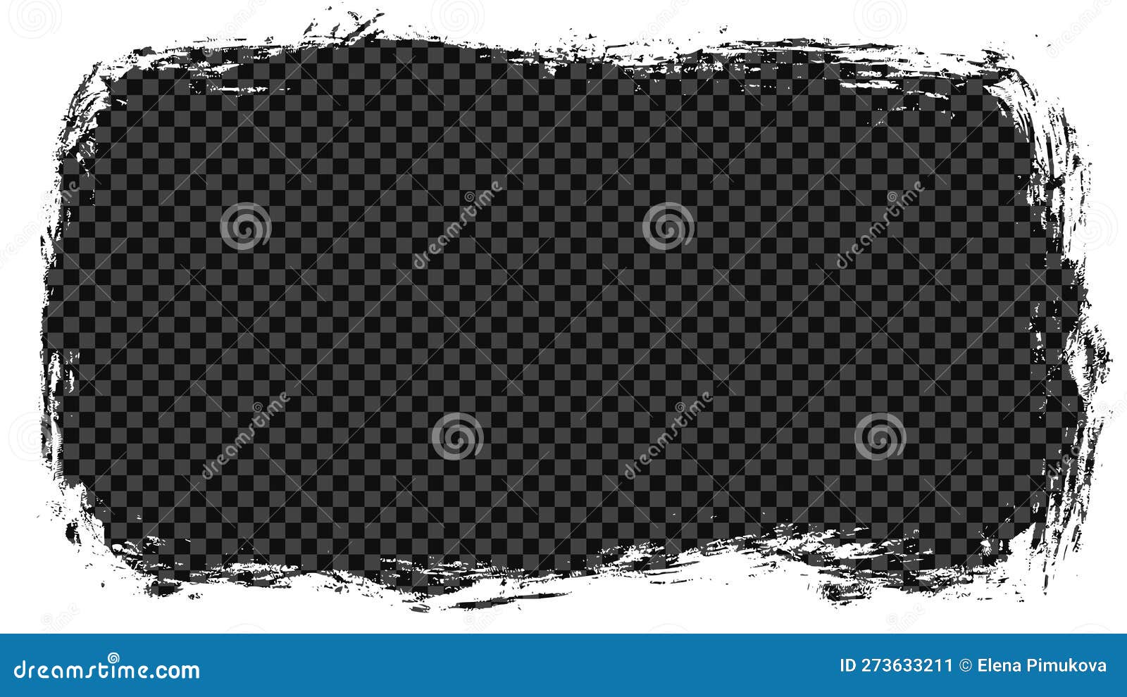 Grunge Frame for Photo Collage, Stories and Social Network Media 16 9 ...