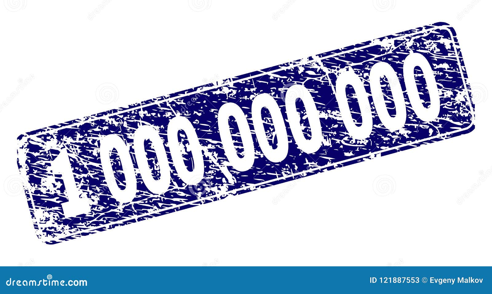 Grunge 1 000 000 000 Framed Rounded Rectangle Stamp Stock Vector ...