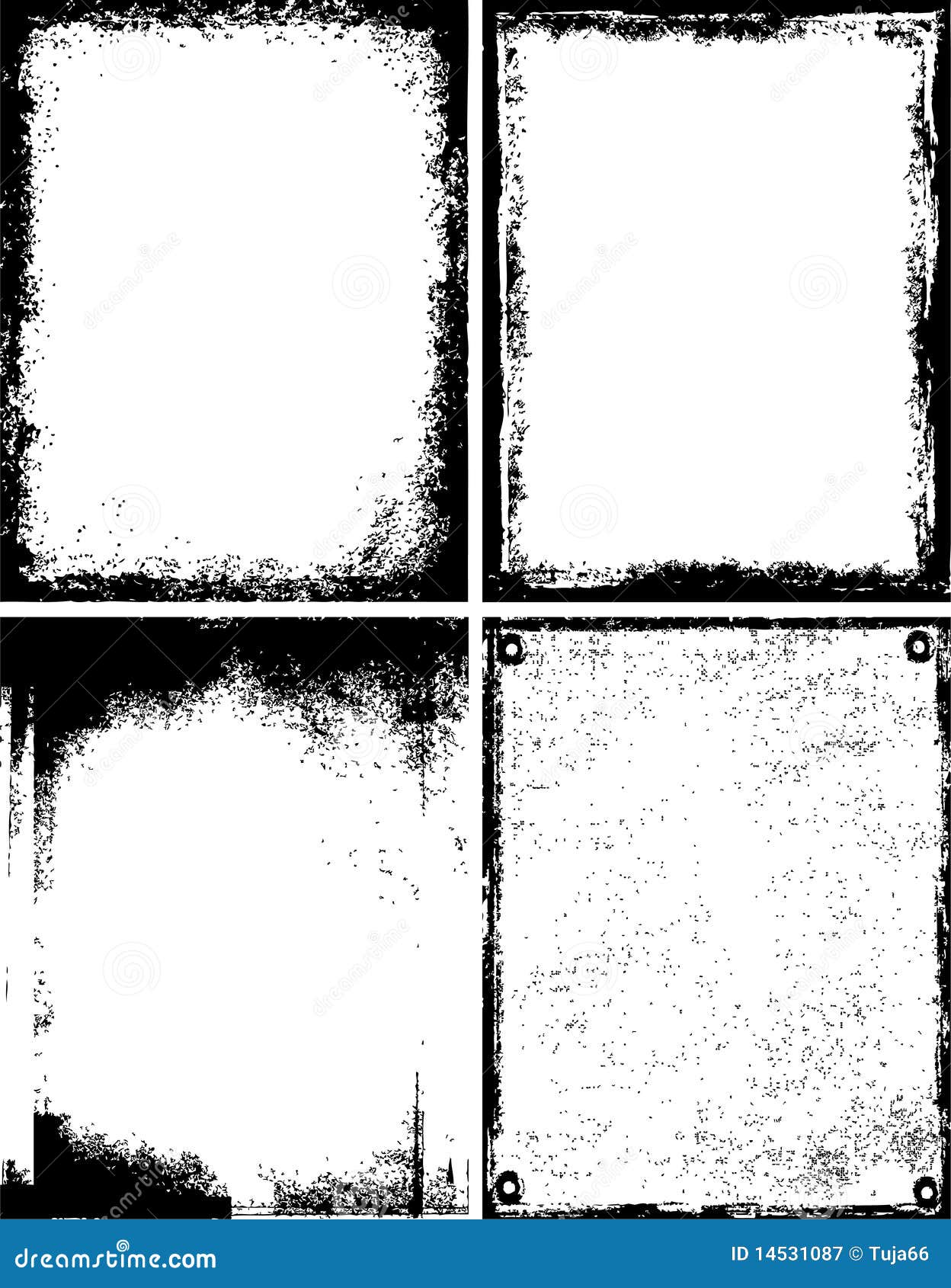 Grunge frames stock illustration. Illustration of banner - 14531087