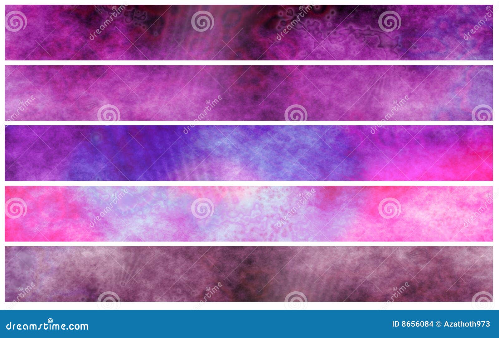 Grunge Fuchsia Violet Banners or Headers Stock Illustration ...