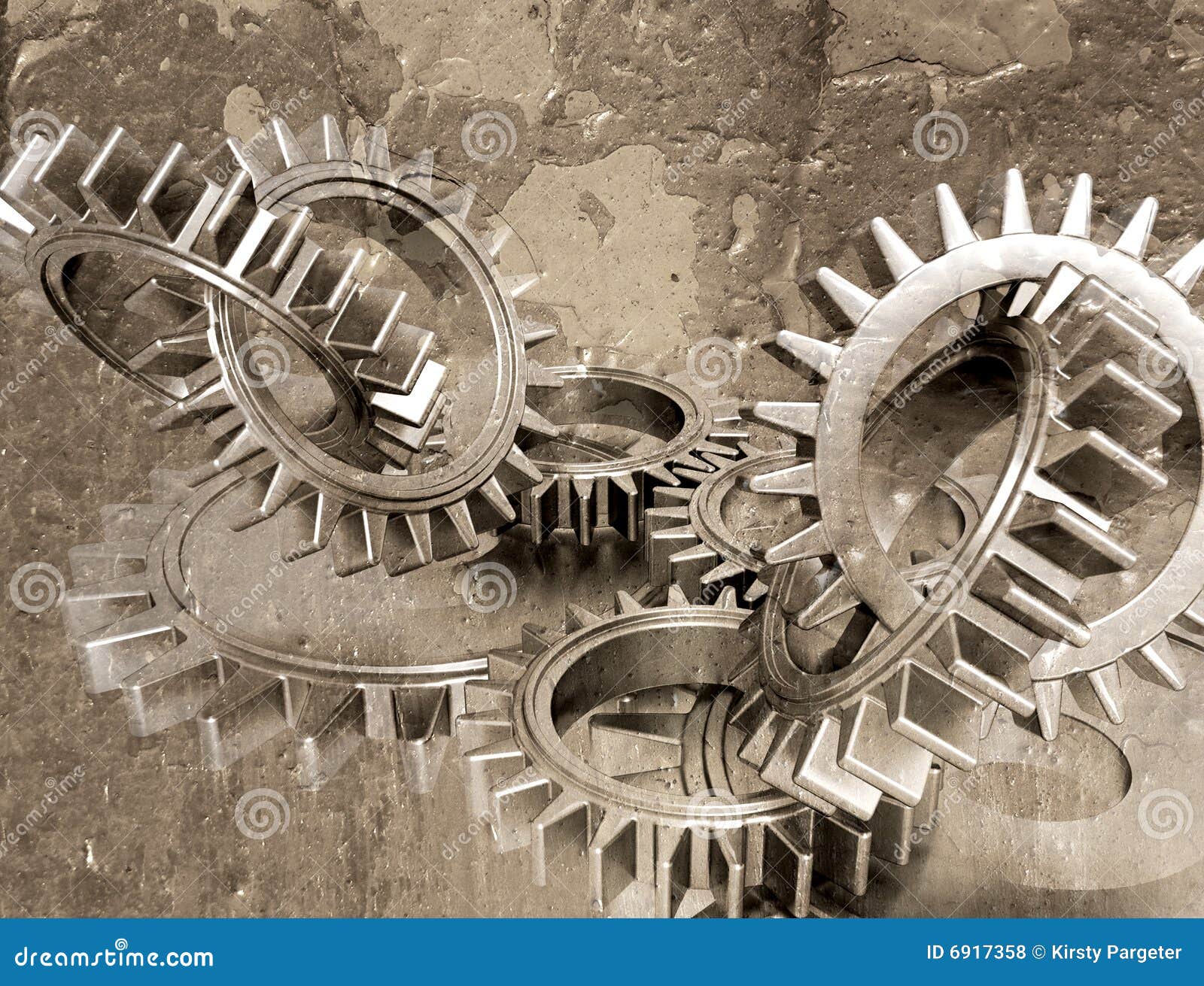 Grunge gears stock illustration. Illustration of metallic - 6917358