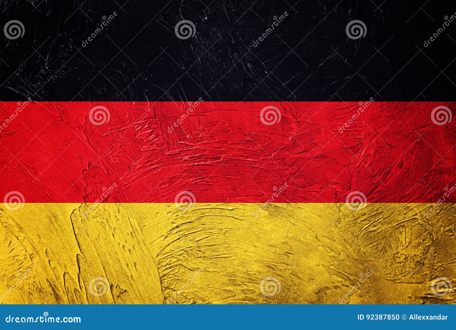 Grunge Germany Flag. German Flag with Grunge Texture Stock Photo ...