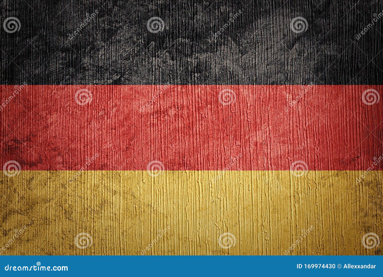 Grunge Germany Flag. German Flag with Grunge Texture Stock Photo ...