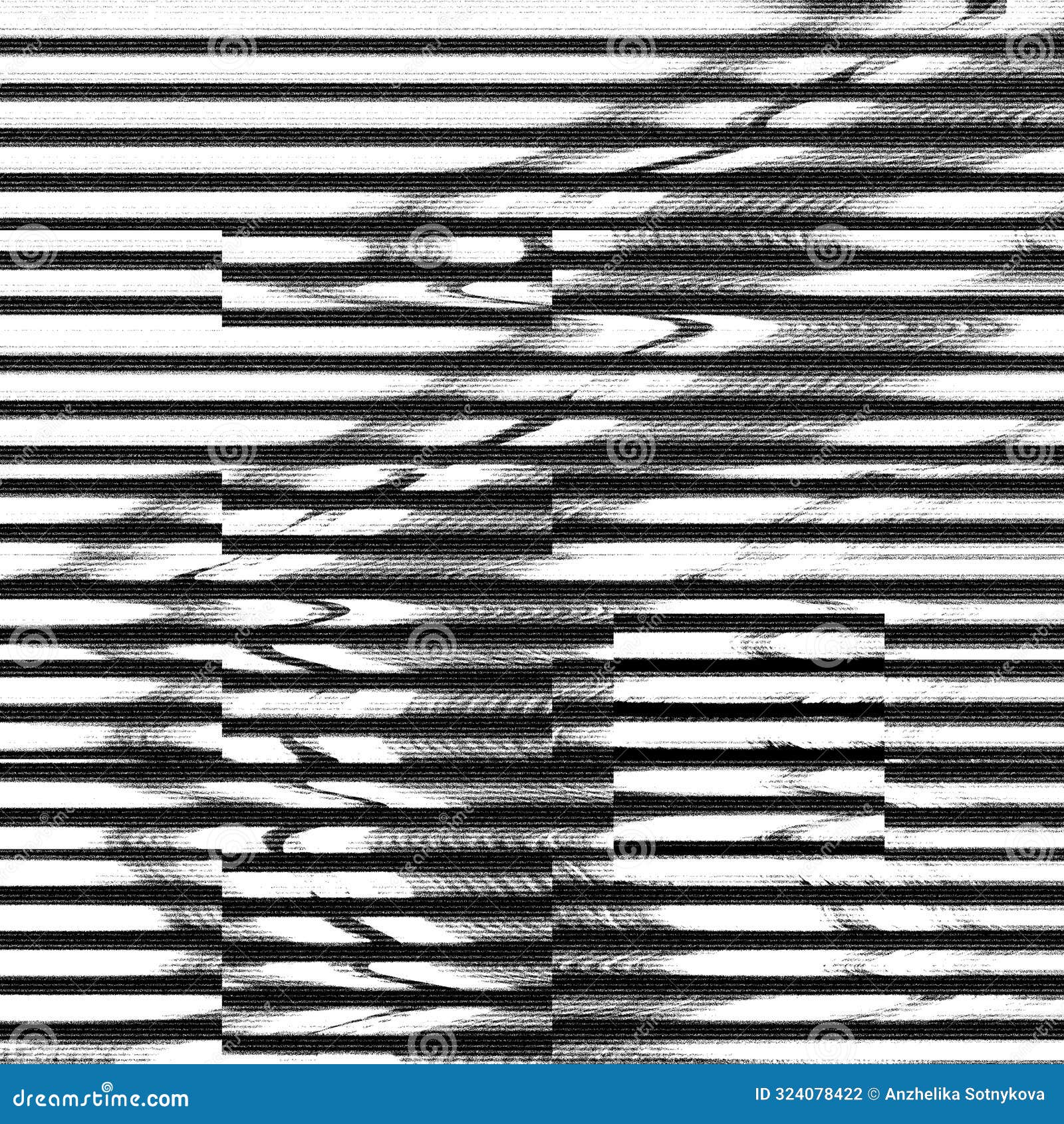 Grunge Glitch Lines Black and White Texture Abstract Pattern Background ...