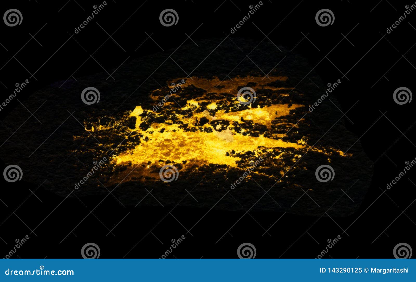 Red And Gold Splash Background Watercolor. Hand Drawn Background With ...