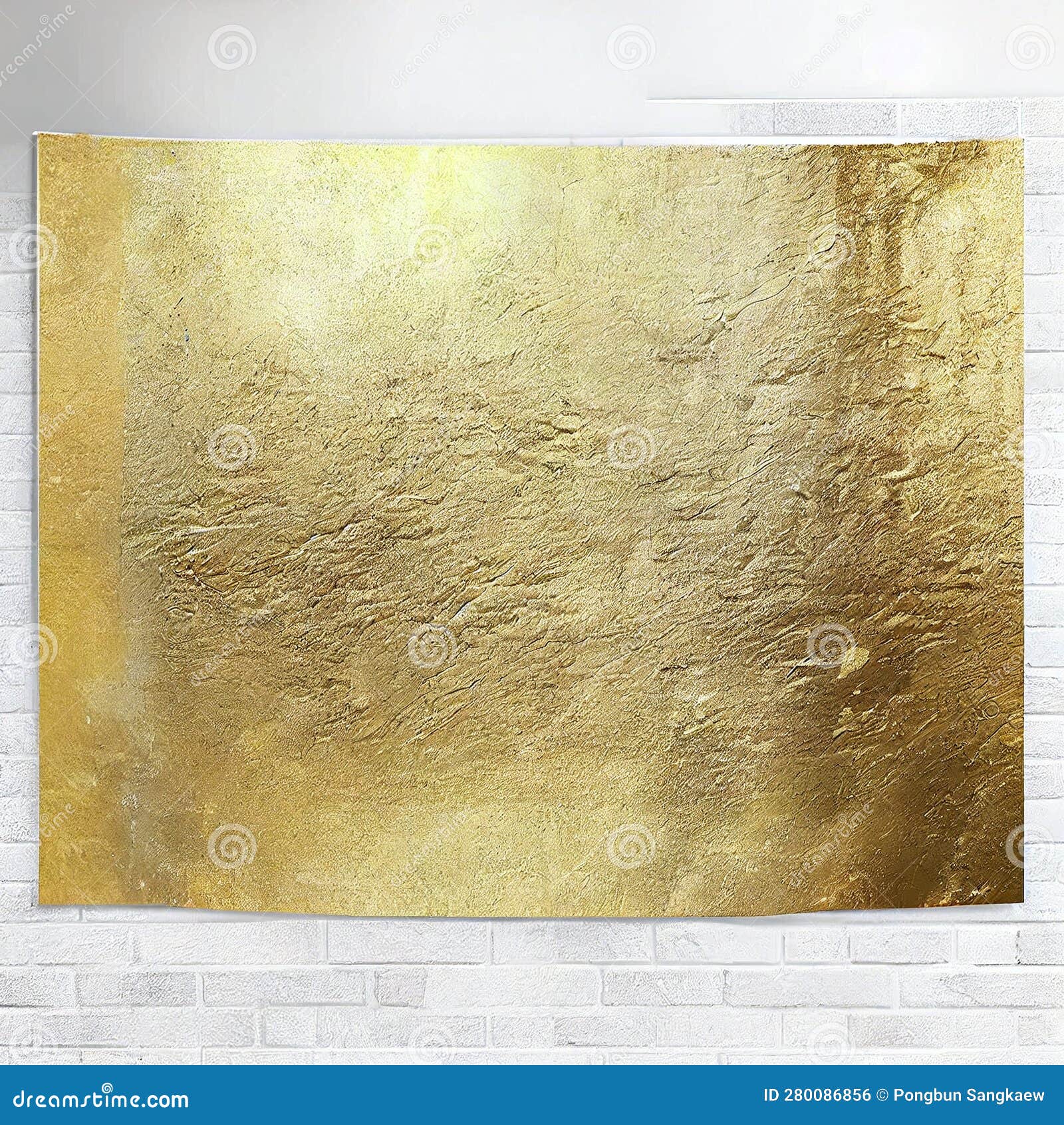 Grunge Gold Texture Banner Background Stock Illustration - Illustration ...