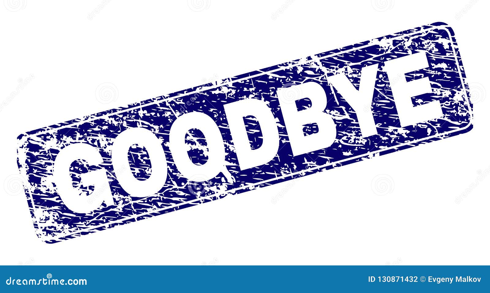Grunge GOODBYE Framed Rounded Rectangle Stamp Stock Vector ...