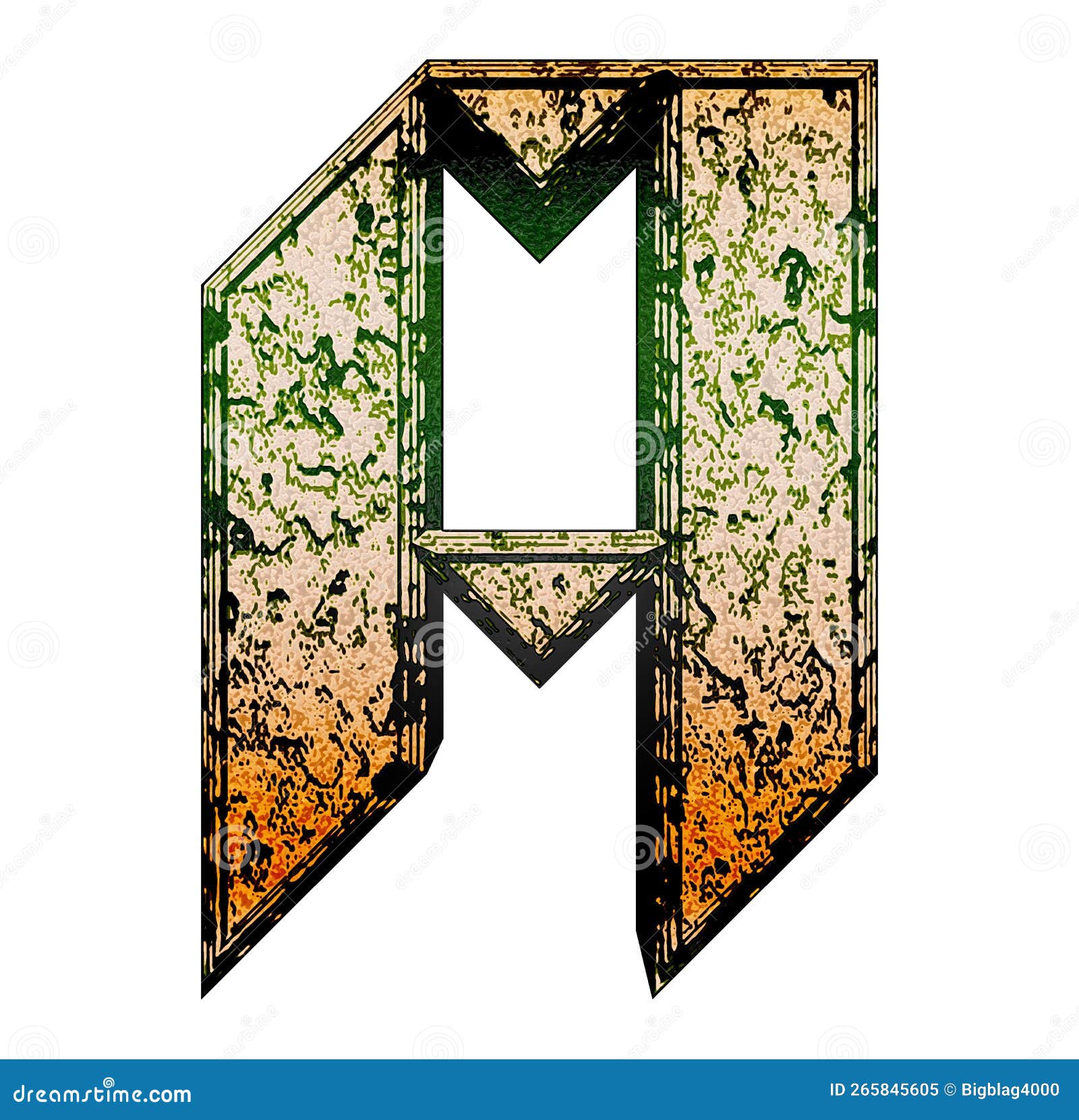 Grunge Gothic Decorative Font. Medieval Custom Lettering. Stock ...