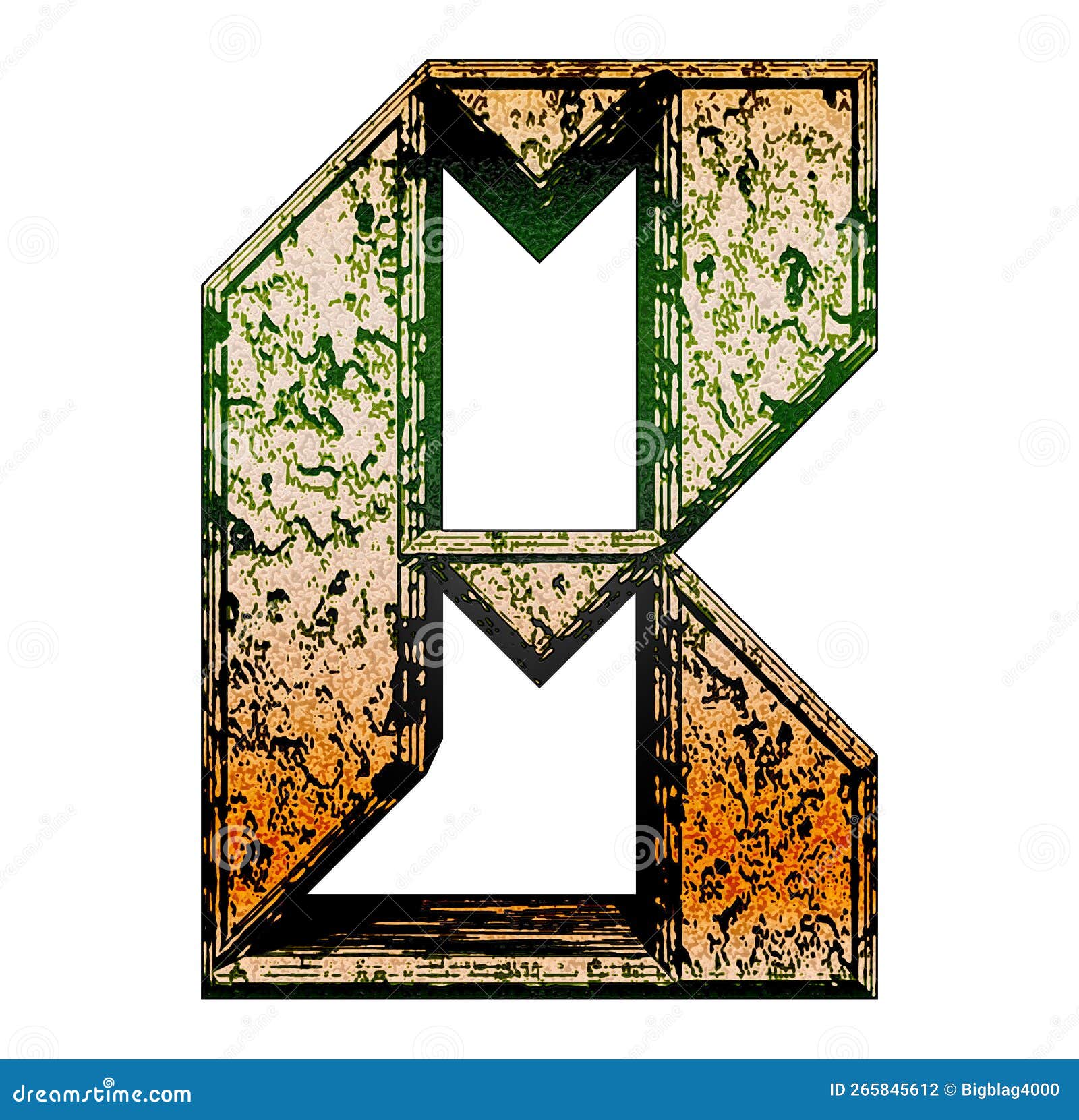 Grunge Gothic Decorative Font. Medieval Custom Lettering. Stock ...