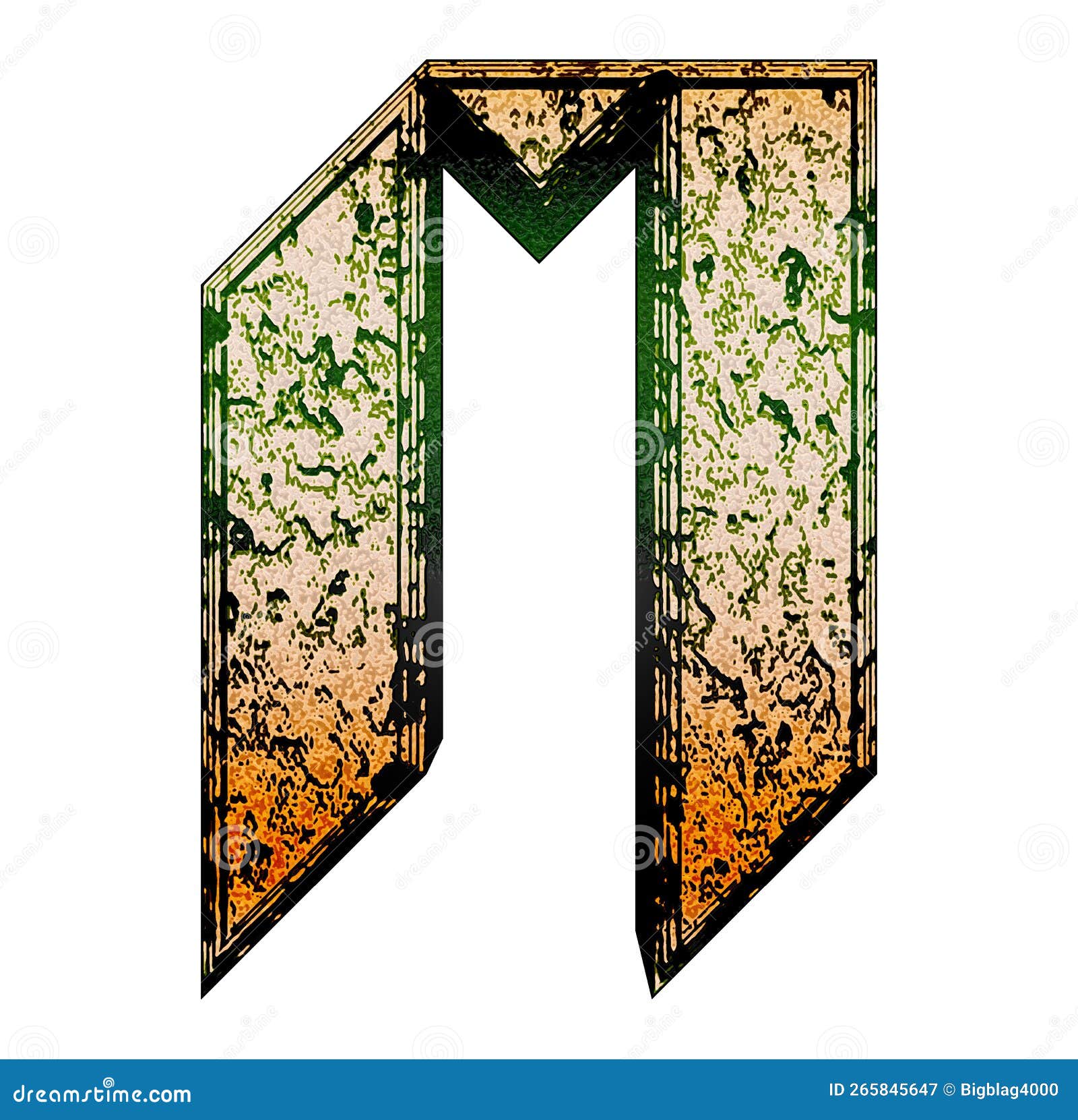 Grunge Gothic Decorative Font. Medieval Custom Lettering. Stock ...