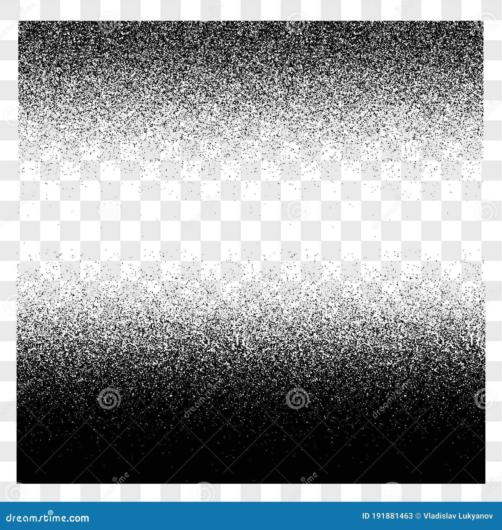 Grunge Gradient Spray Halftone and Stipple Transparent Texture Vector ...