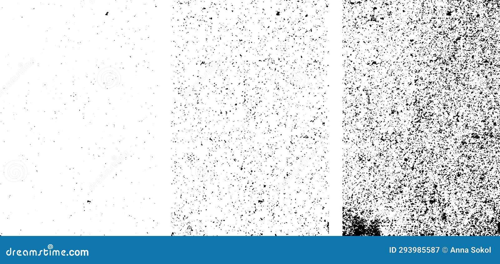 Grunge Grainy Textures Set. Vector Abstract Background Stock Vector ...