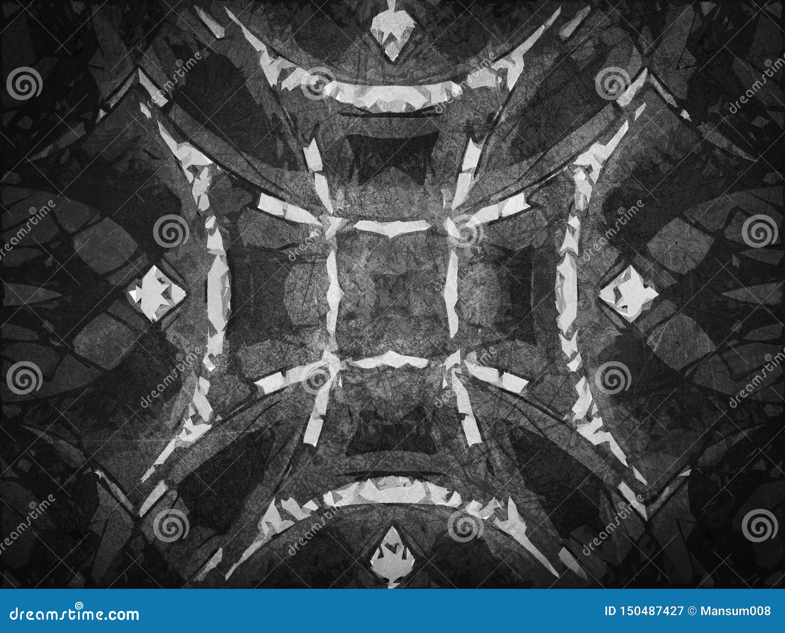 Gray Color Pattern Background Stock Illustration - Illustration of ...