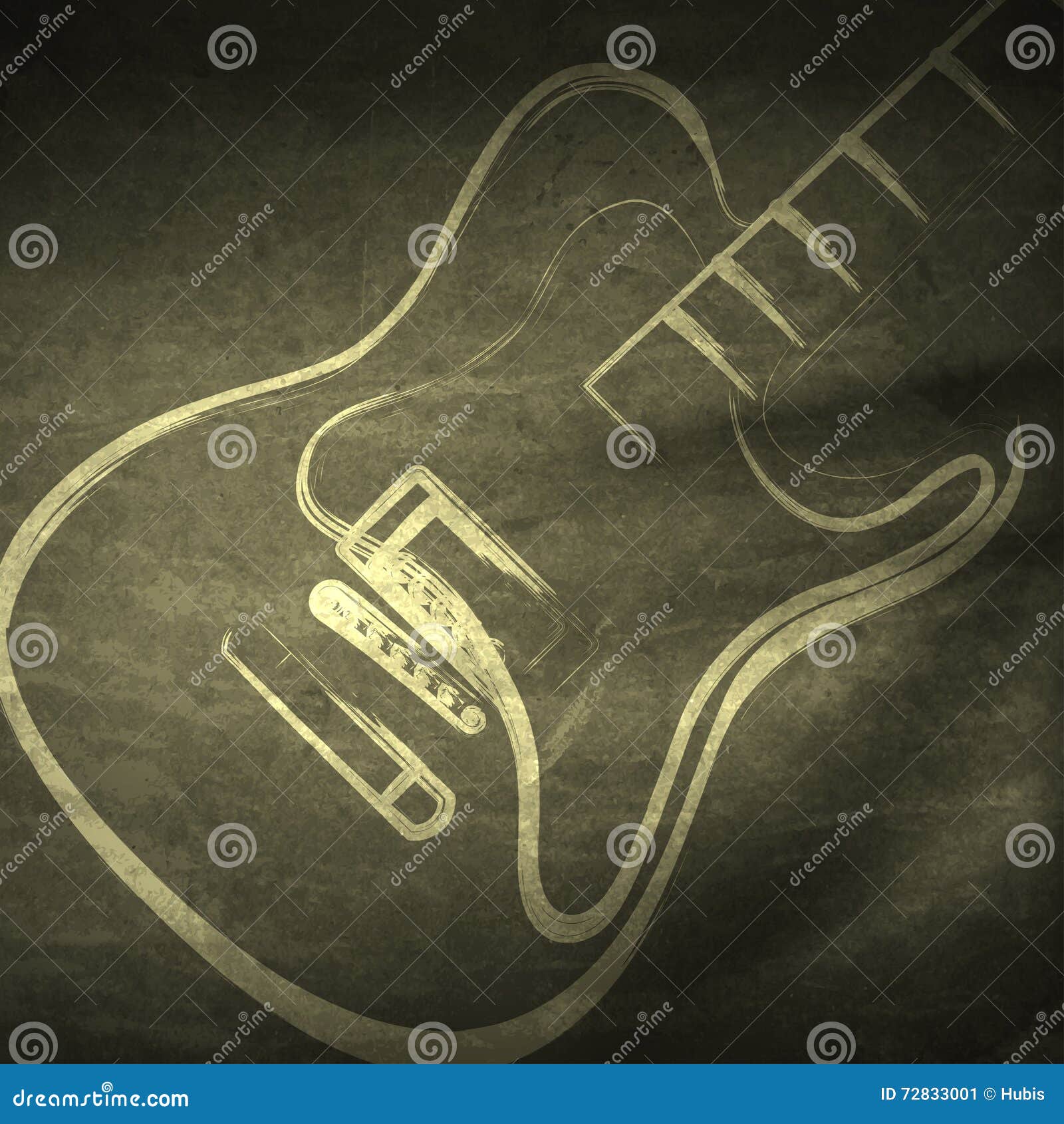 Grunge Guitar, Grunge Music Stock Vector - Illustration of classic ...