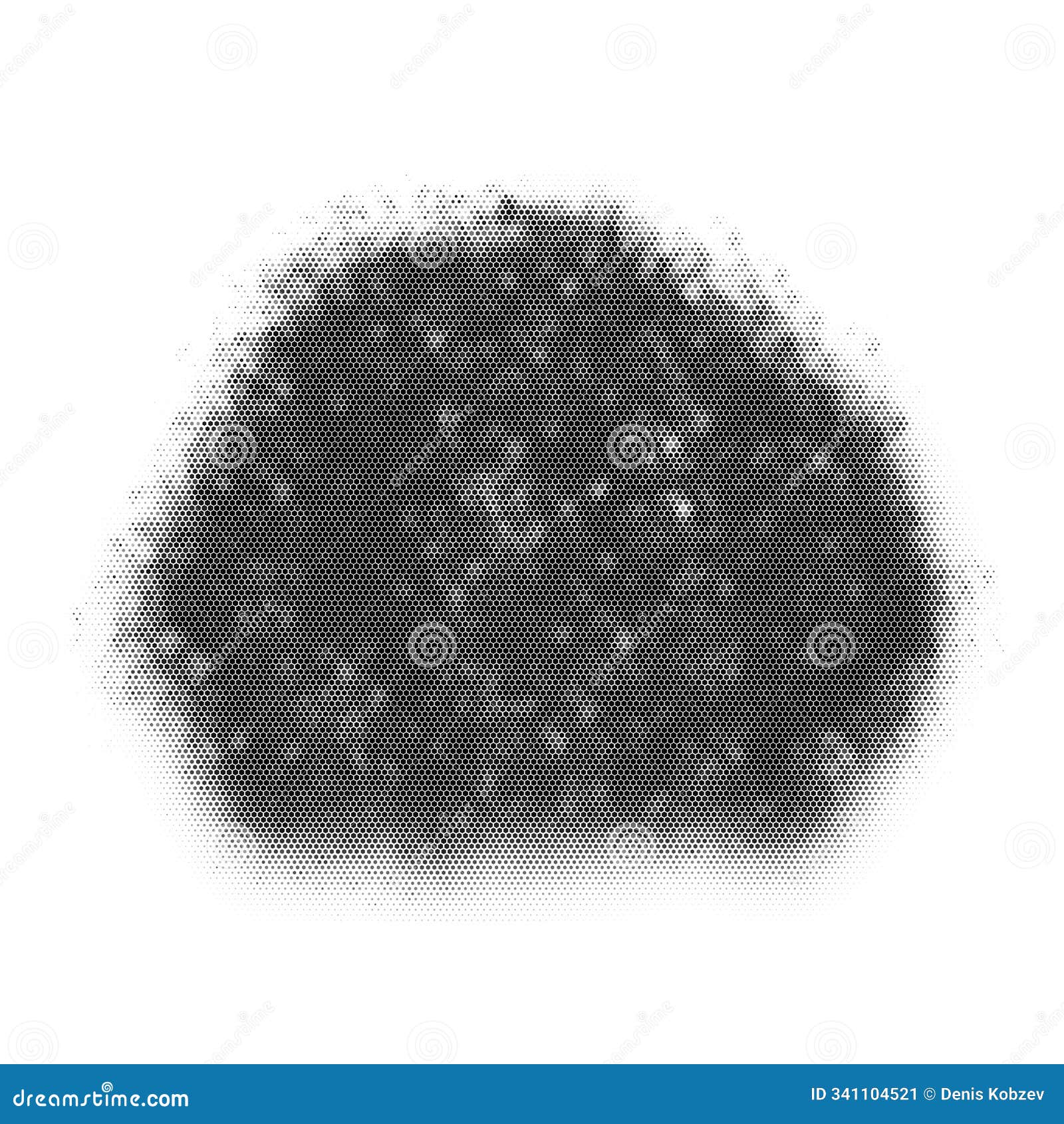 Grunge Halftone Drawing Texture. Vector Illustration Stock Illustration ...