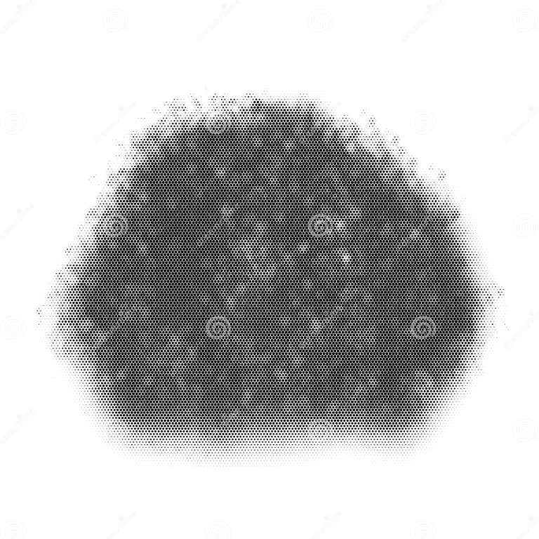 Grunge Halftone Drawing Texture. Vector Illustration Stock Illustration ...