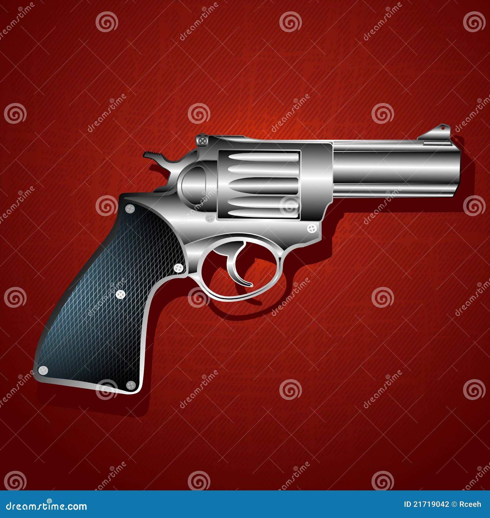 Grunge hand gun background stock vector. Illustration of danger - 21719042