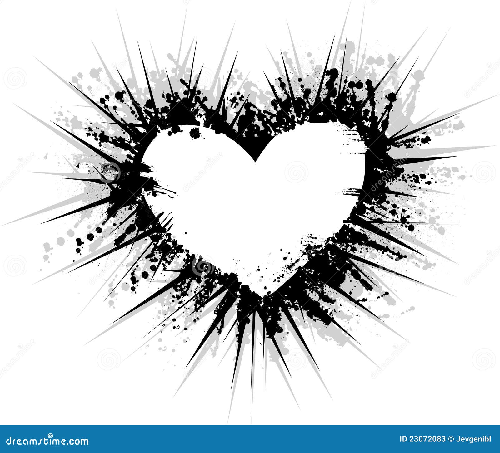 Grunge heart stock vector. Illustration of background - 23072083