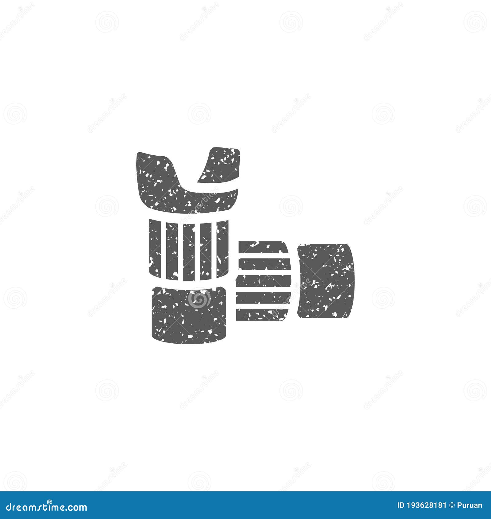 Grunge icon - Camera lens stock vector. Illustration of aperture ...