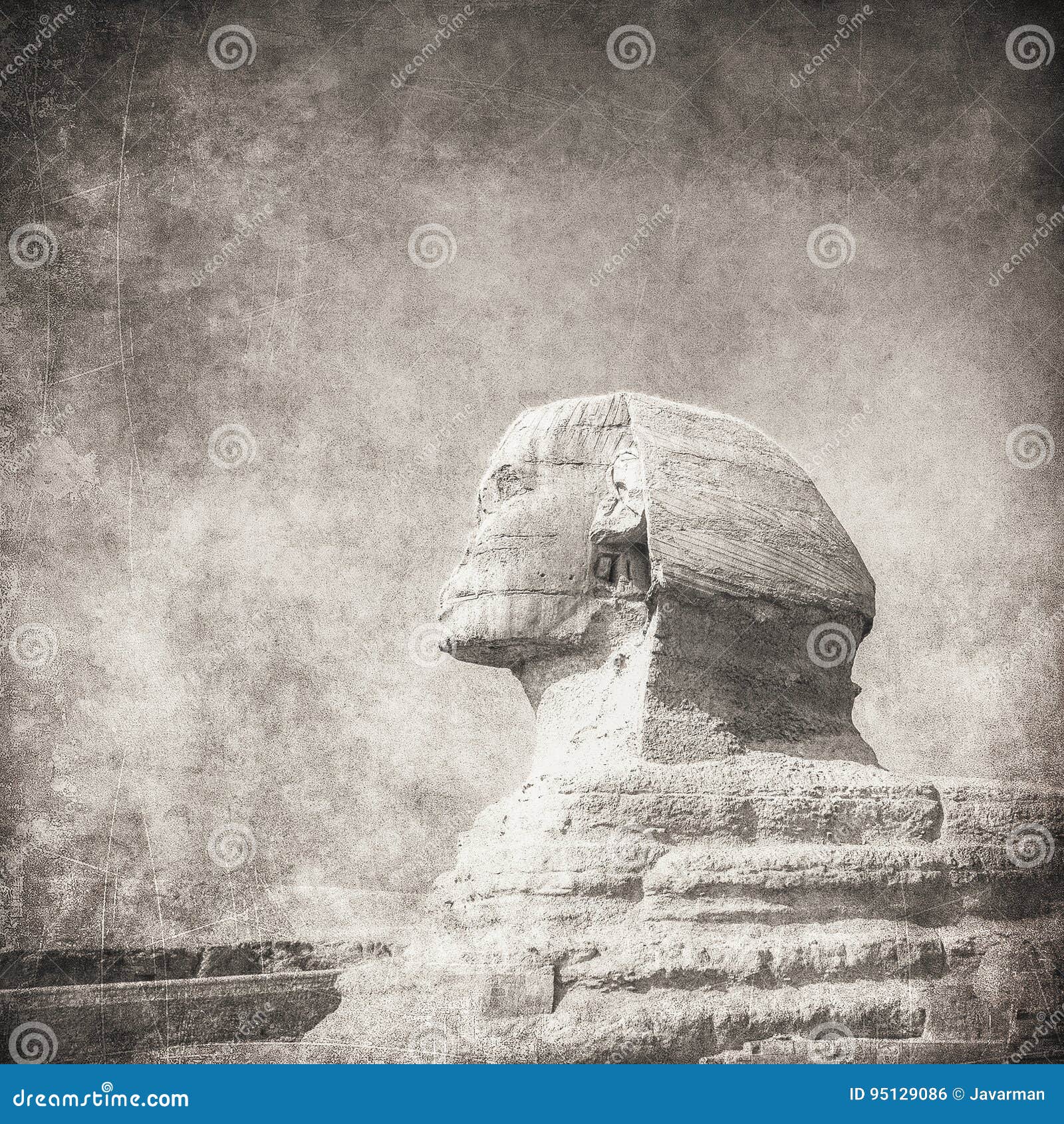 The Sphynx And Pyramid Royalty-Free Stock Image | CartoonDealer.com ...