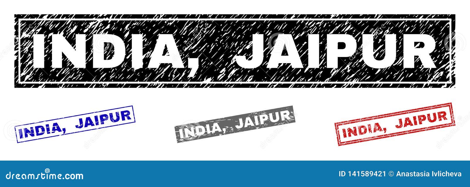 India, Jaipur Architecture Line Skyline Illustration. Linear Vector ...