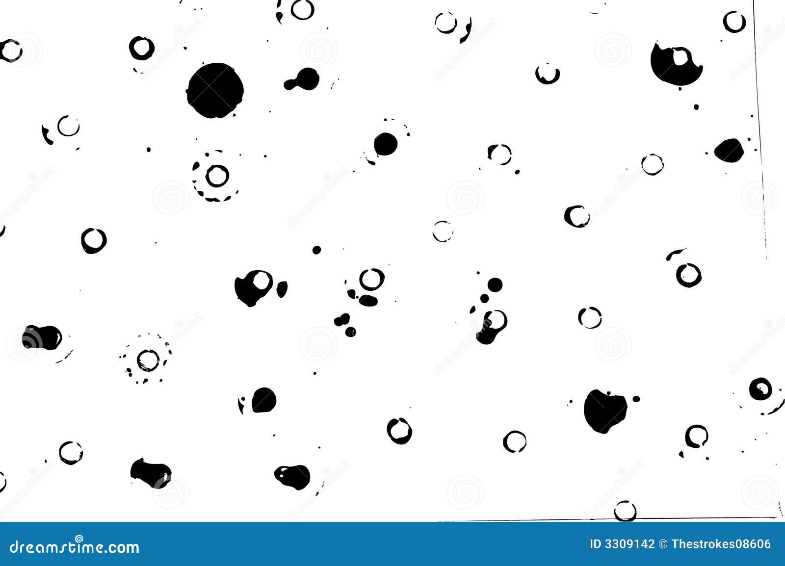 Grunge Ink Spots and Dots stock vector. Illustration of artistic - 3309142