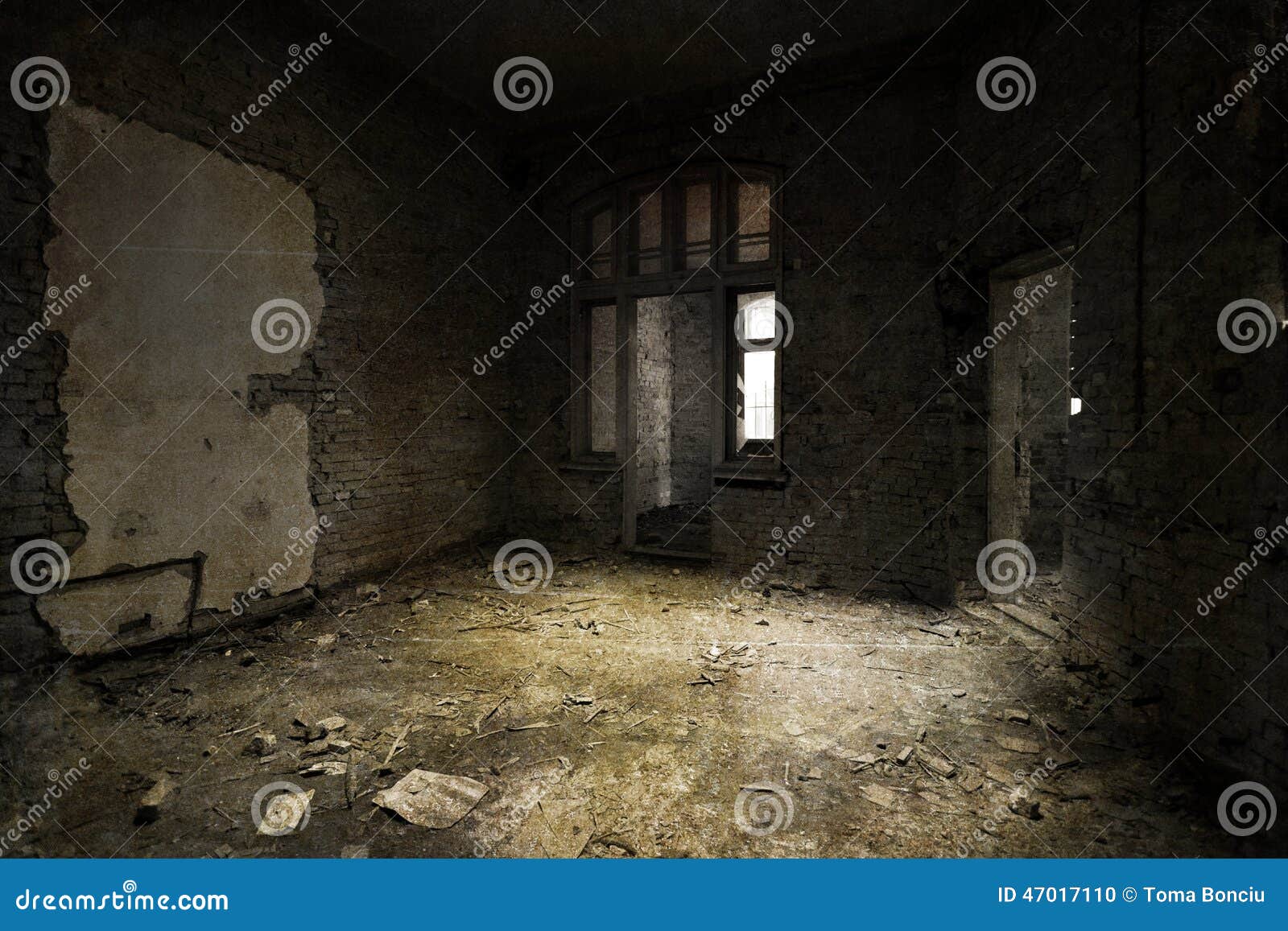 Grunge interior stock photo. Image of floor, damaged - 47017110