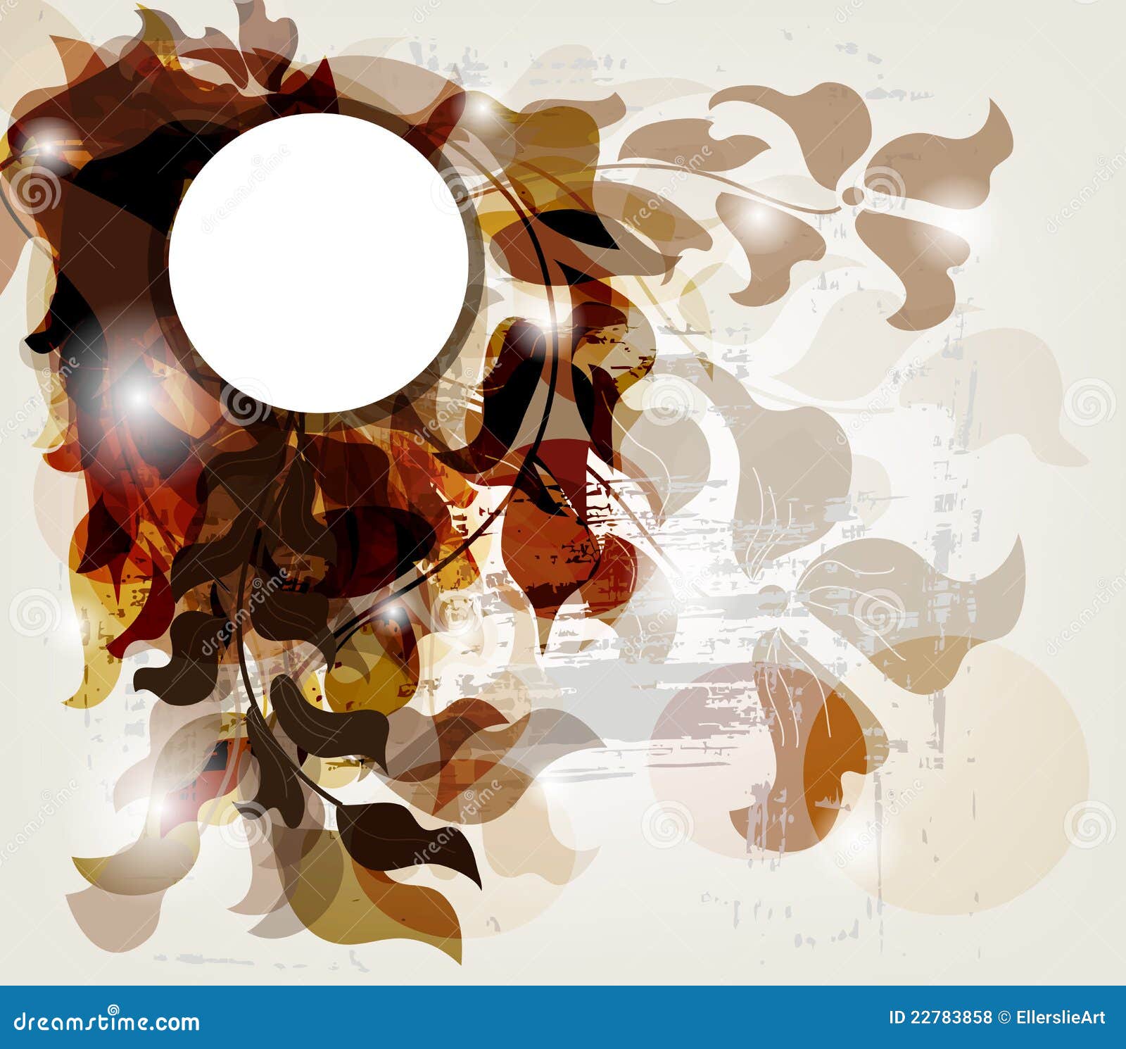 Grunge Invitation Card with Space for Text Stock Vector - Illustration ...