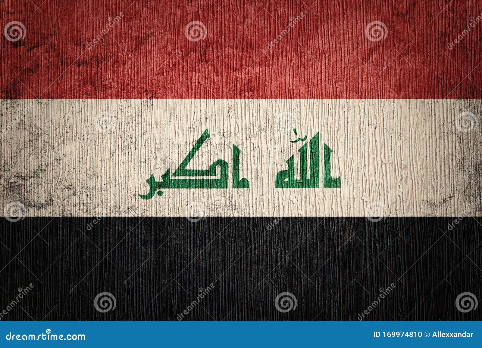 Grunge Iraq Flag. Iraq Flag with Grunge Texture Stock Photo - Image of ...