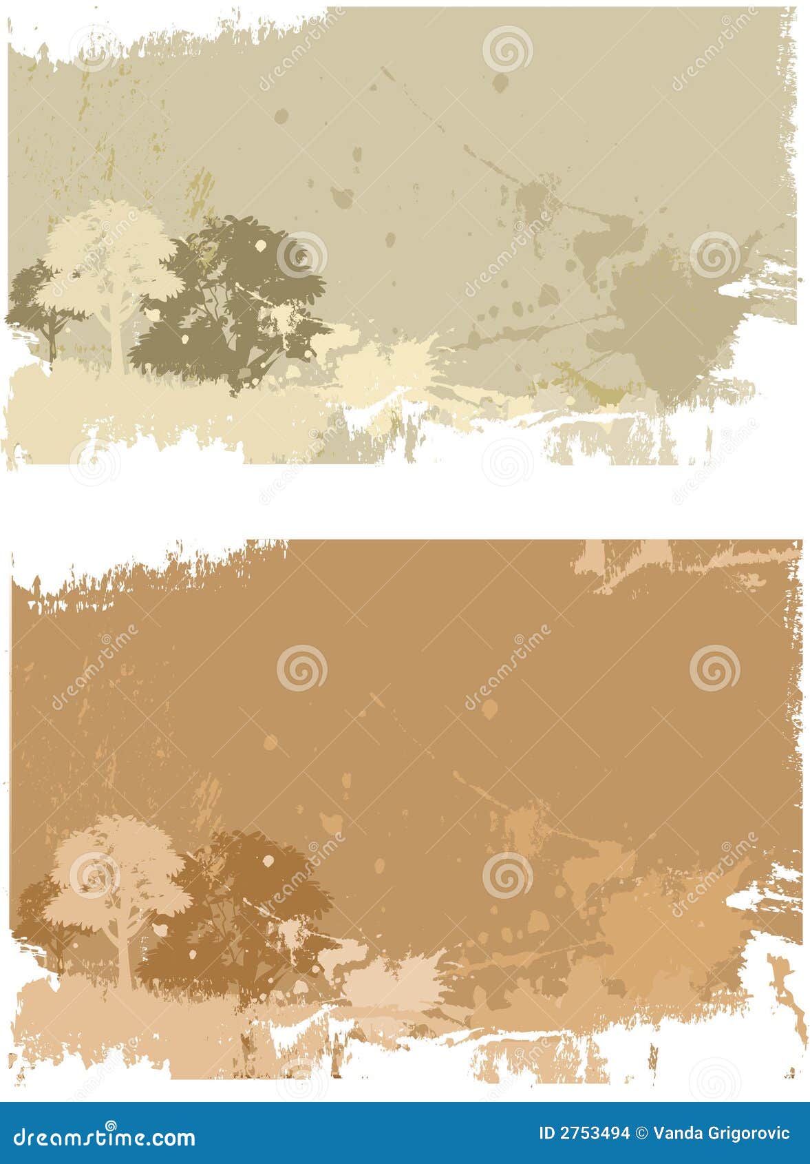 Grunge landscape stock vector. Illustration of abstract - 2753494