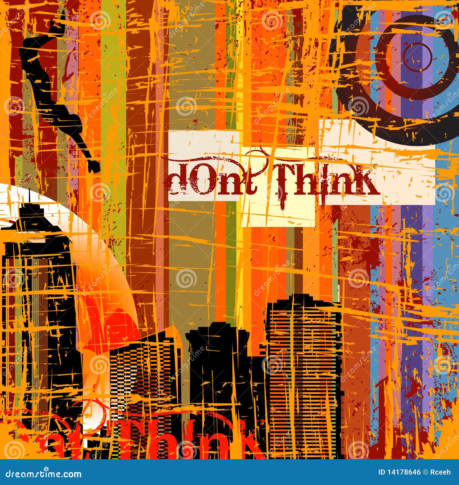 Grunge layout stock vector. Illustration of design, silhouette - 14178646