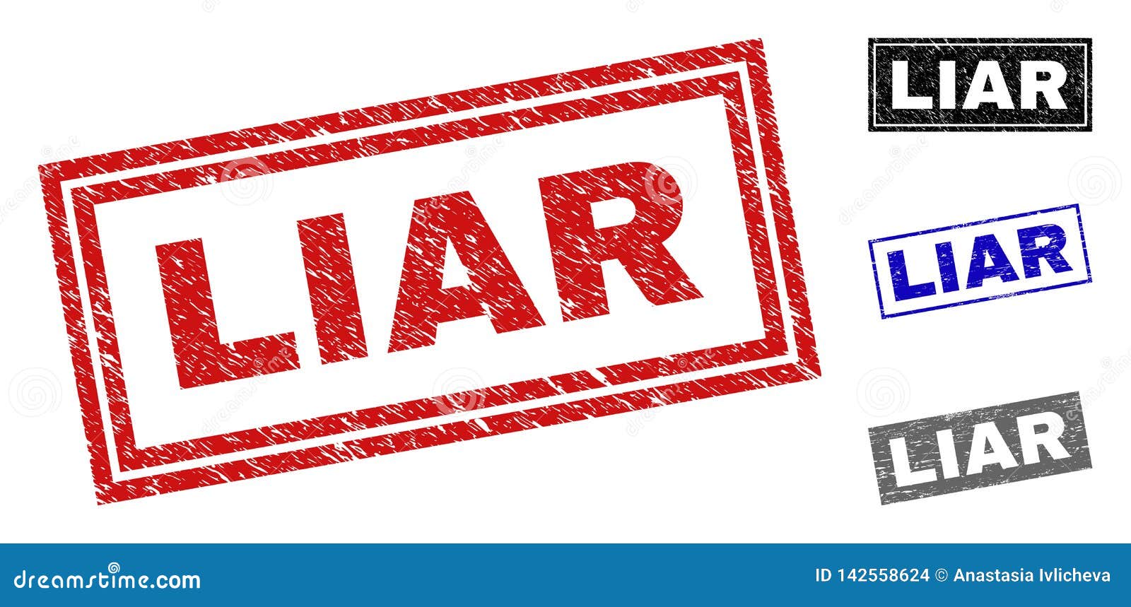 Grunge LIAR Scratched Rectangle Watermarks Stock Vector - Illustration ...