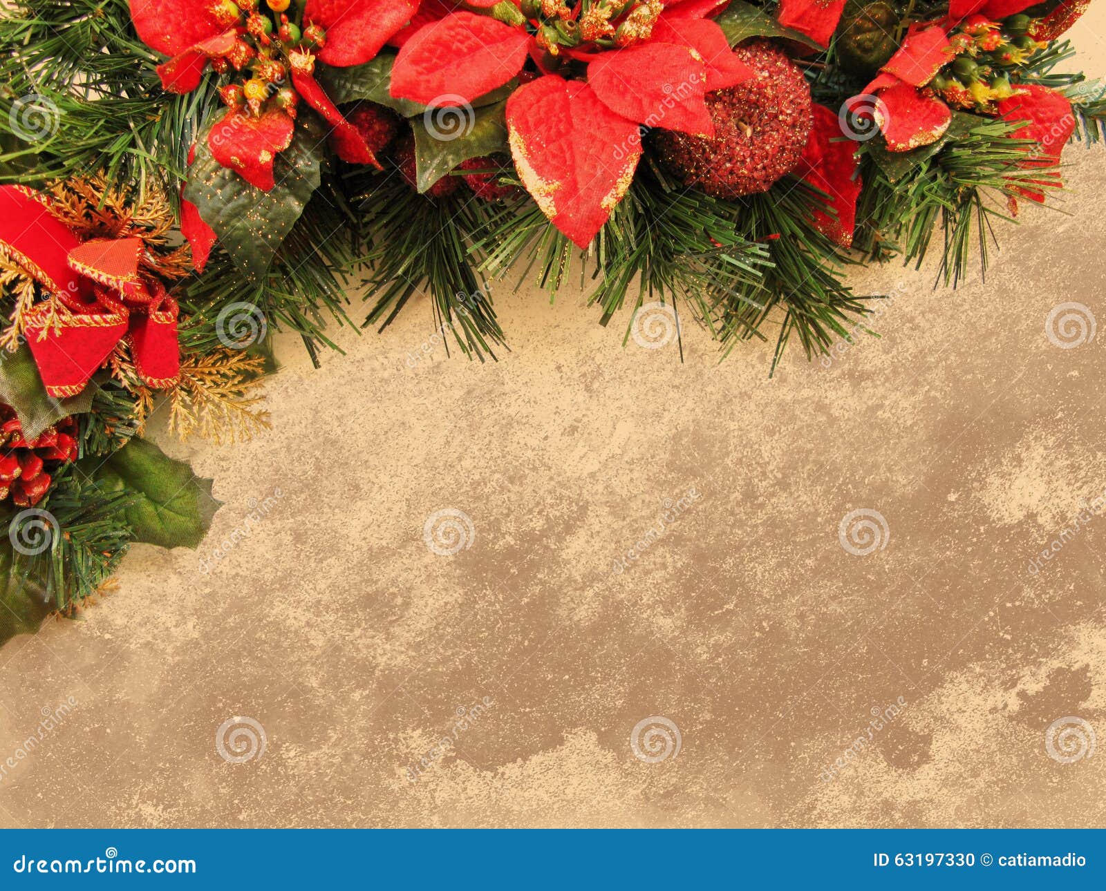 Grunge Light Brown Christmas Texture Stock Illustration - Illustration ...