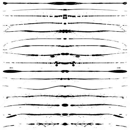 Grunge lines stock vector. Illustration of collection - 9588902