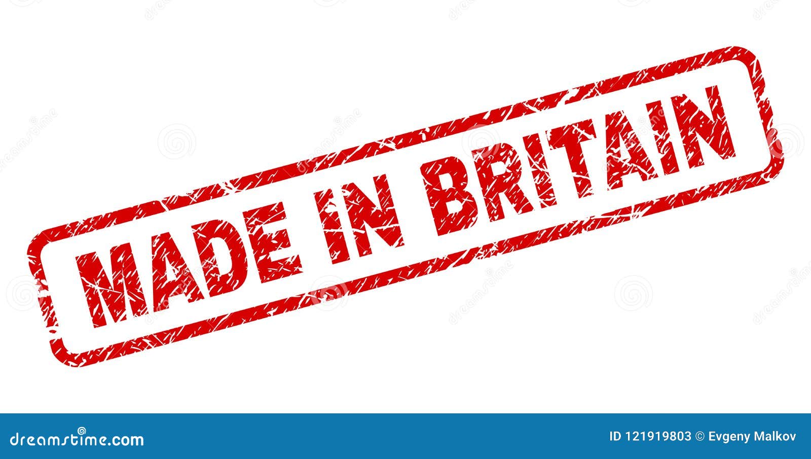Grunge MADE in BRITAIN Rounded Rectangle Stamp Stock Vector ...
